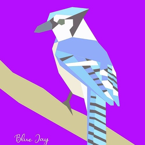 Blue Jay Paper Piecing Pattern - Etsy