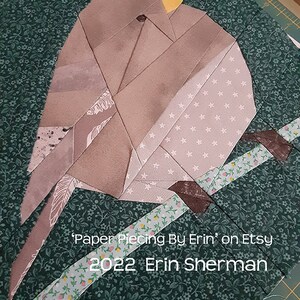 Junco Bird Paper Piecing Pattern - Etsy