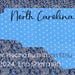 North Carolina State Paper Piecing Pattern - Etsy