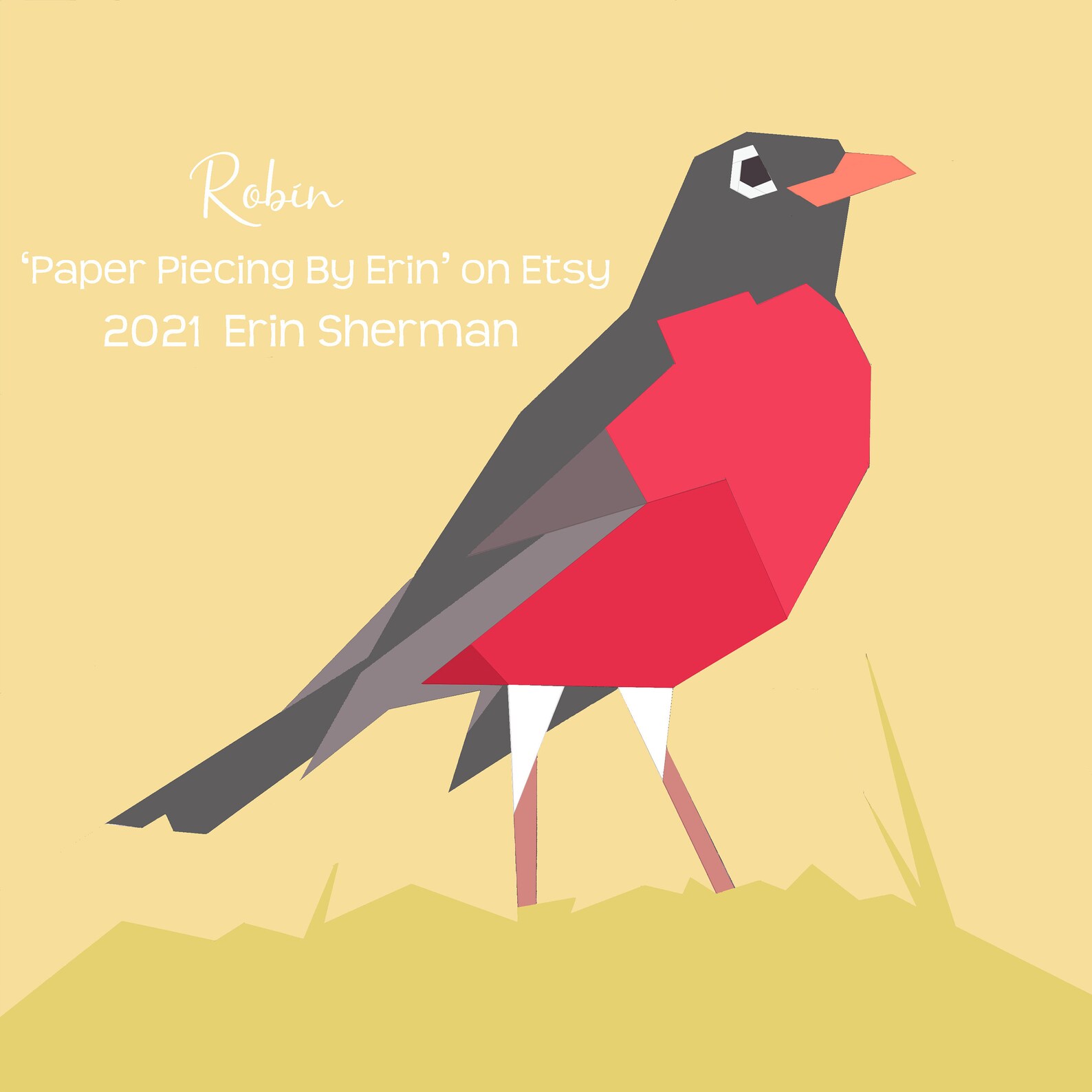 Robin Paper Piecing Pattern - Etsy Canada