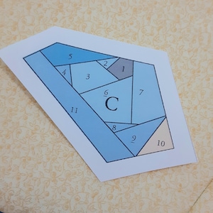 Mountain Bluebird Paper Piecing Pattern - Etsy