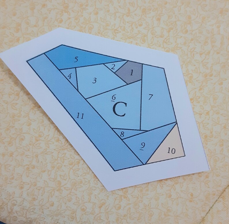 Mountain Bluebird Paper Piecing Pattern - Etsy