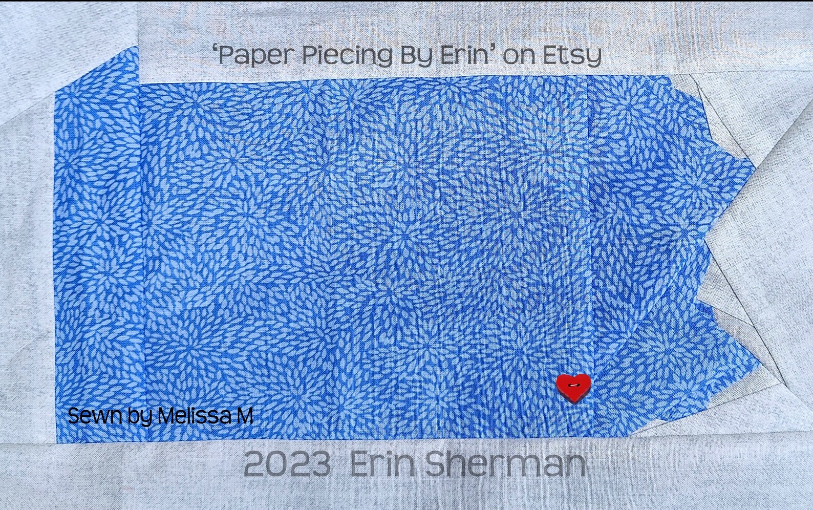 Pennsylvania State Paper Piecing Pattern - Etsy