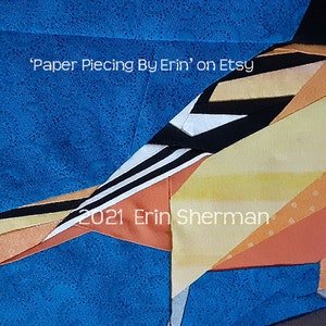 Oriole Paper Piecing Pattern - Etsy