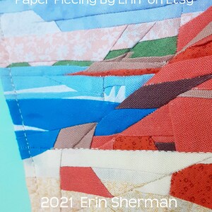 Acadia Pennant Paper Piecing Pattern - Etsy