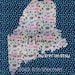 Maine State Paper Piecing Pattern - Etsy