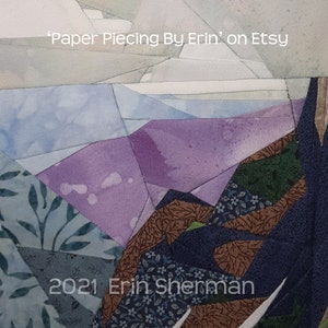 12" Yosemite Square Paper Piecing Pattern - Etsy