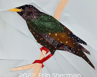 Nuthatch Bird Paper Piecing Pattern - Etsy