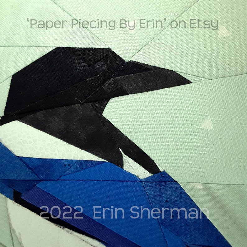 Magpie Bird Paper Piecing Pattern - Etsy