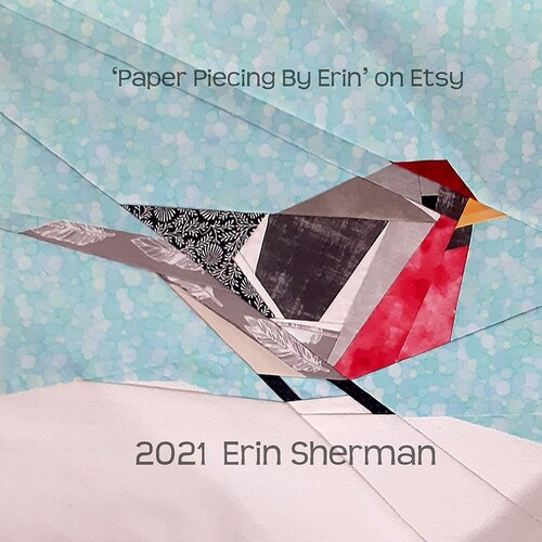 Robin Paper Piecing Pattern - Etsy