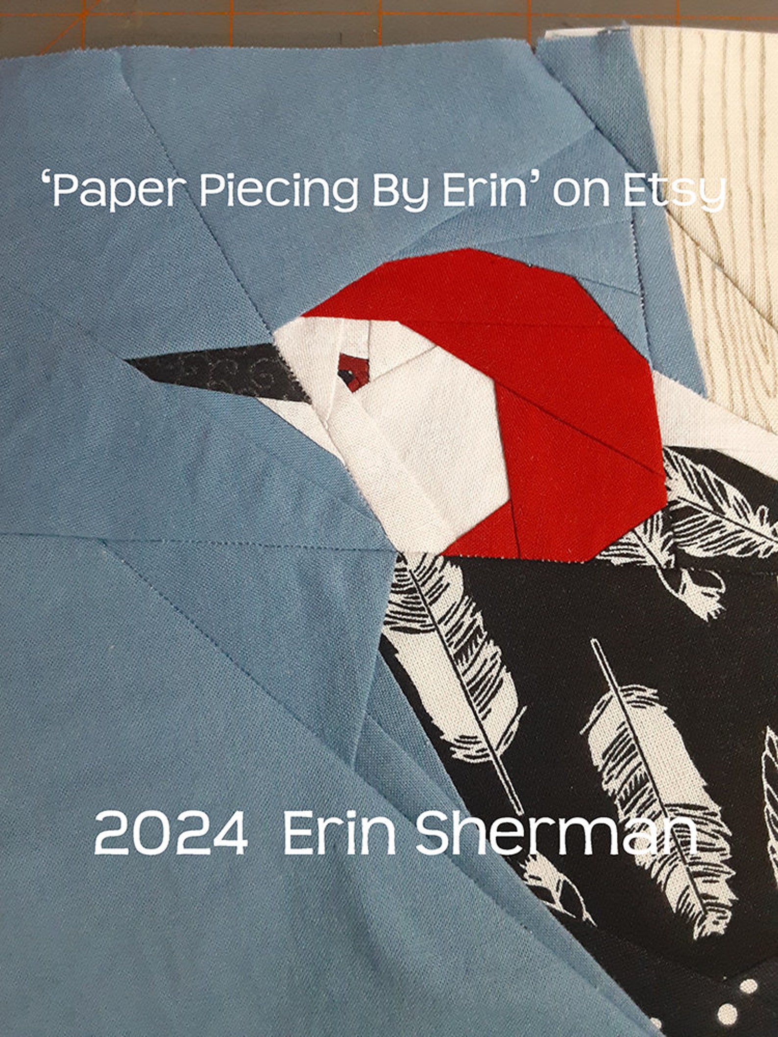 Red-bellied Woodpecker Paper Piecing Pattern - Etsy