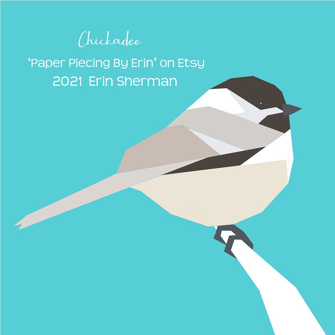 Chickadee Paper Piecing Pattern - Etsy