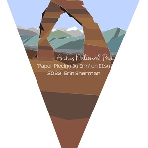 Arches Pennant Paper Piecing Pattern - Etsy