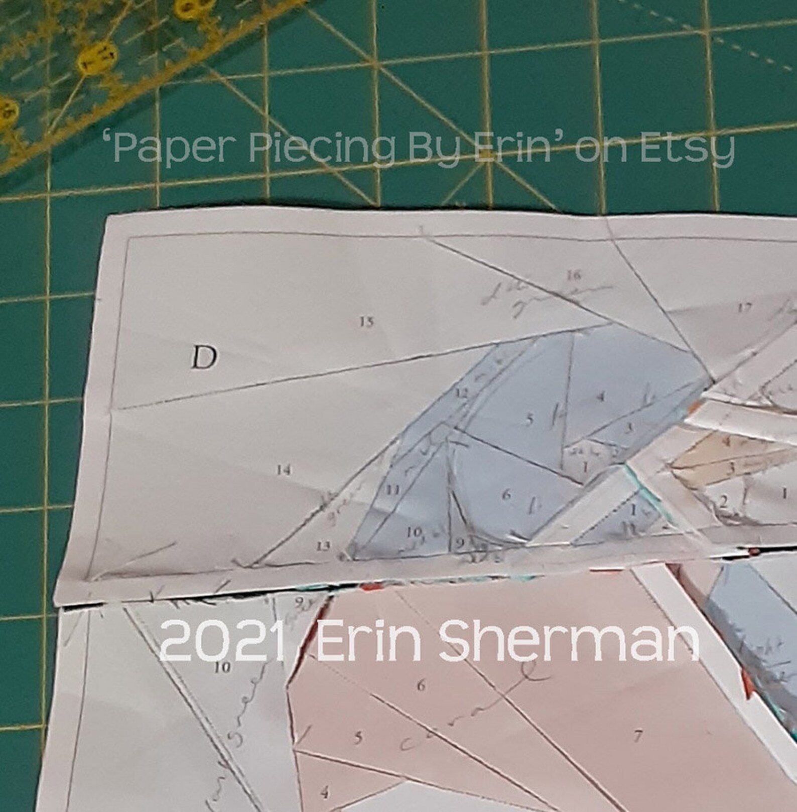 Eastern Bluebird Paper Piecing Pattern - Etsy