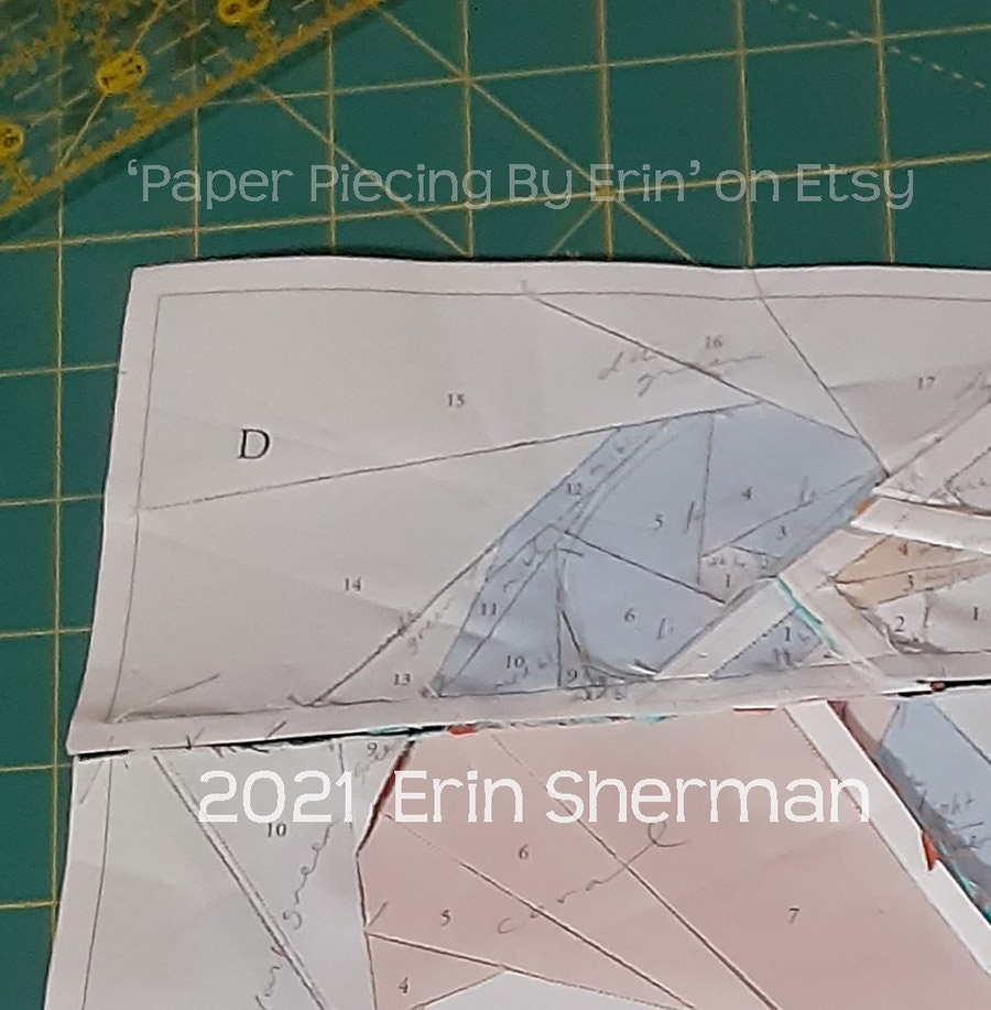 Eastern Bluebird Paper Piecing Pattern - Etsy
