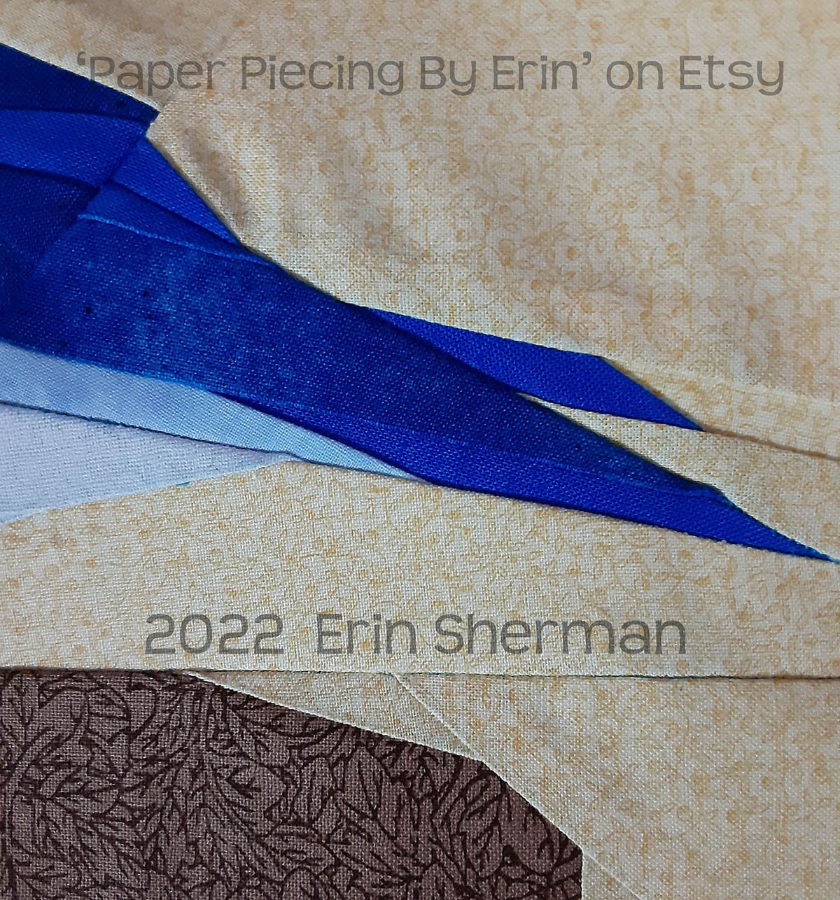 Mountain Bluebird Paper Piecing Pattern - Etsy