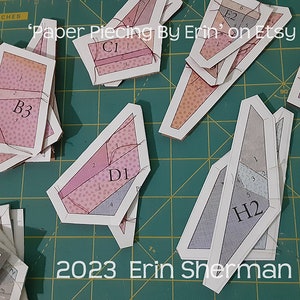 24inch Grand Canyon Paper Piecing Pattern Square Block FPP - Etsy