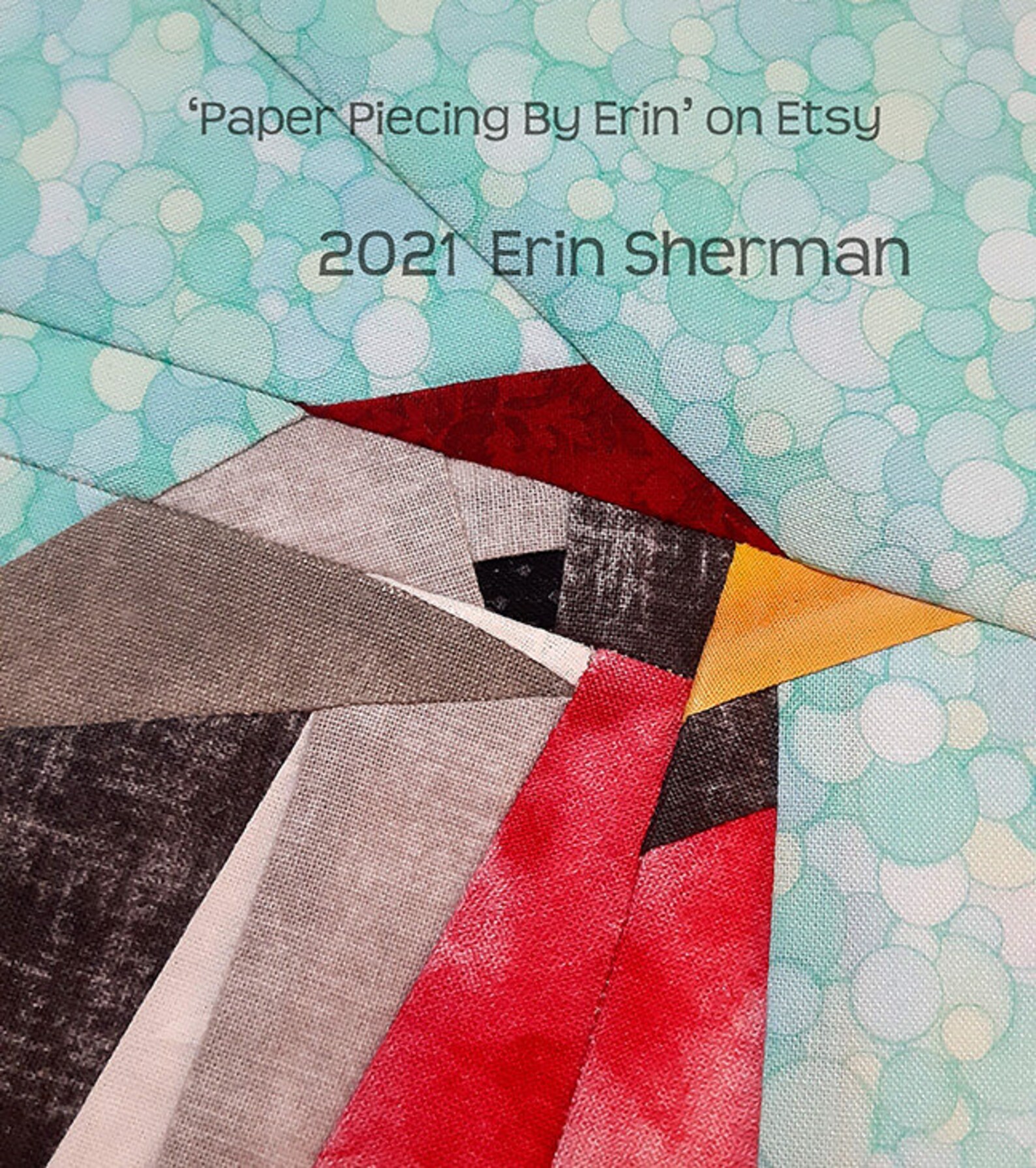 Red Poll Bird Paper Piecing Pattern - Etsy