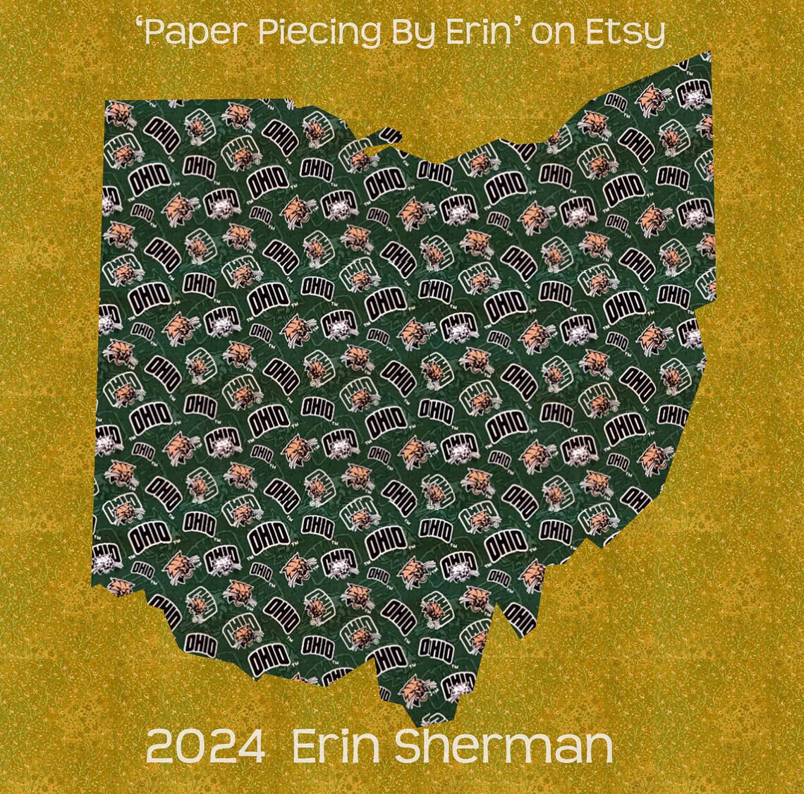 Ohio State Paper Piecing Pattern - Etsy