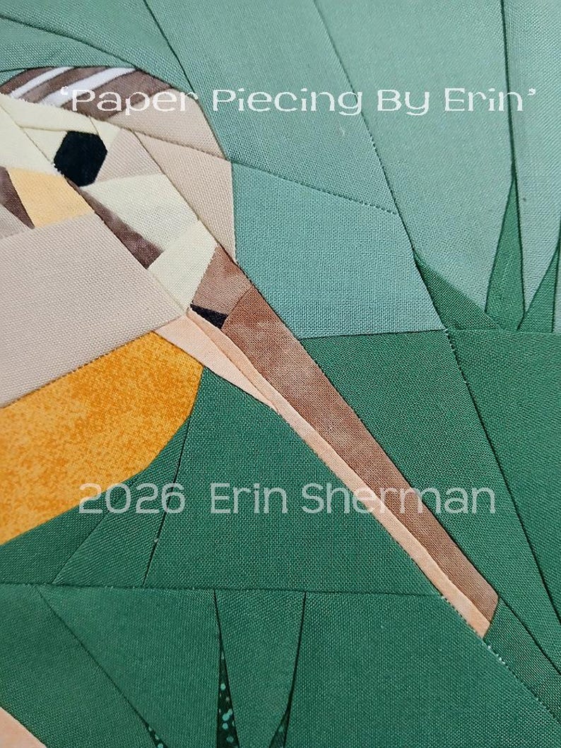American Woodcock Timberdoodle Bird Paper Piecing Pattern - Etsy