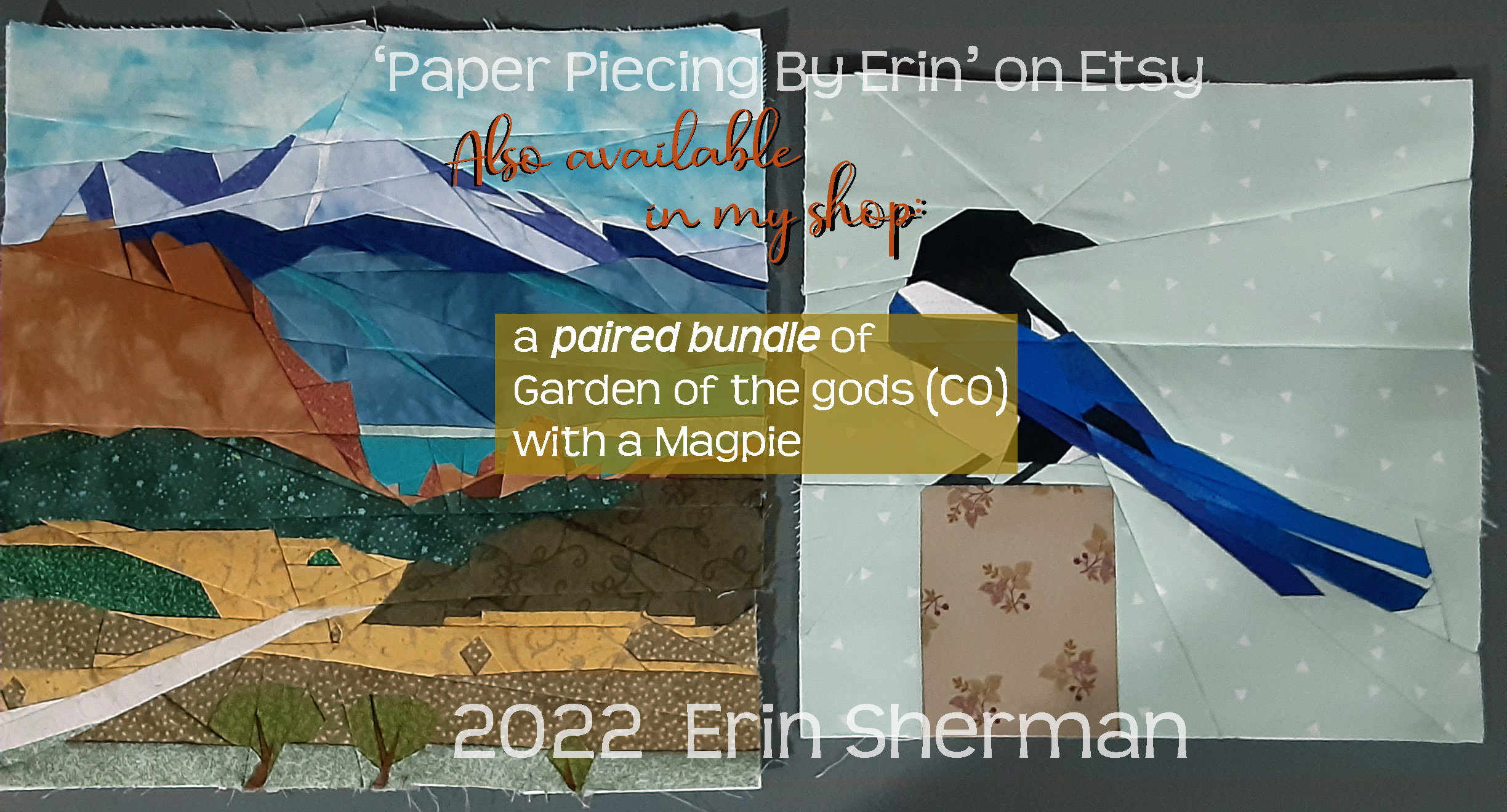 Magpie Bird Paper Piecing Pattern - Etsy