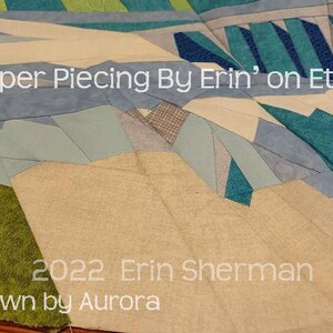 Niagara Falls Pennant Paper Piecing Pattern - Etsy