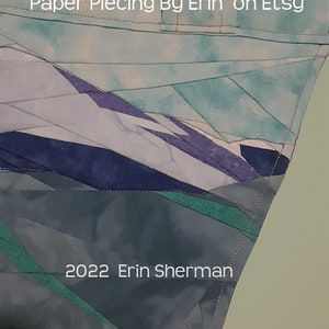 Garden of the Gods Pennant Shape Paper Piecing Pattern - Etsy