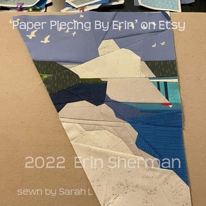 24inch Niagara Falls Paper Piecing Pattern Square Block FPP - Etsy