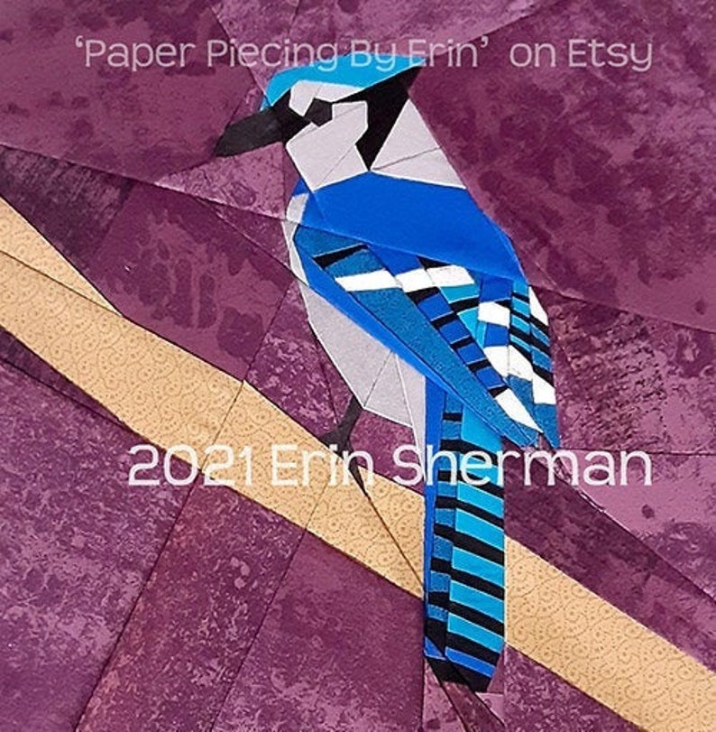Blue Jay Paper Piecing Pattern - Etsy