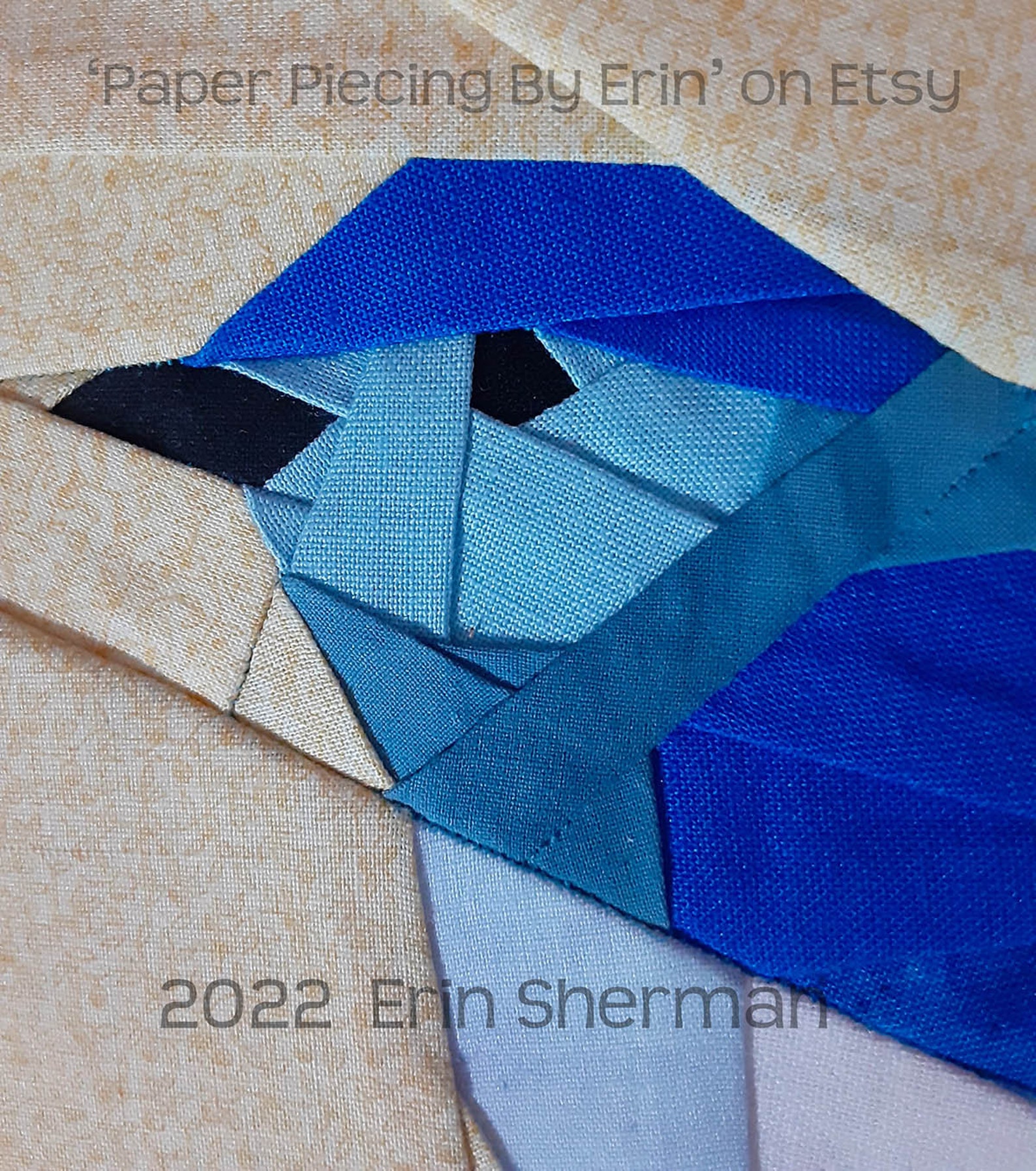 Mountain Bluebird Paper Piecing Pattern - Etsy