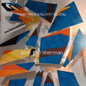 Oriole Paper Piecing Pattern - Etsy
