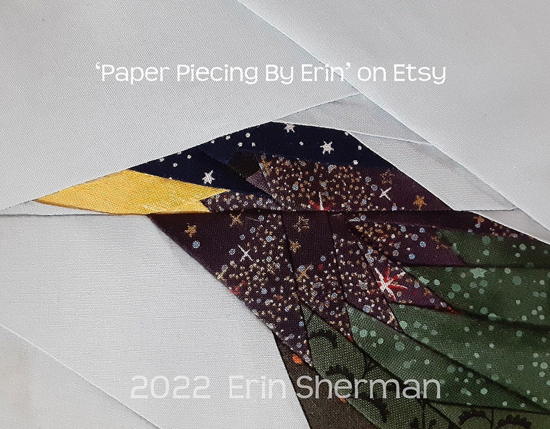 Starling Bird Paper Piecing Pattern - Etsy
