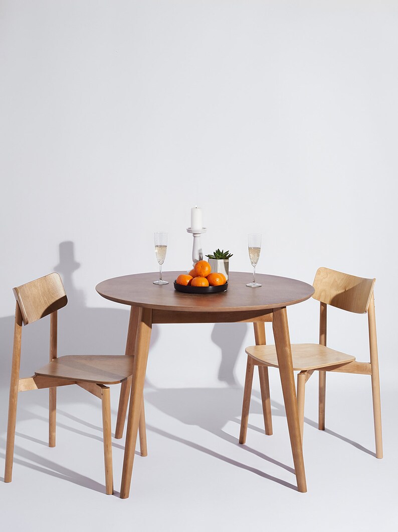 Orion 37 Inch Round Dining Table / True Scandinavian - Etsy