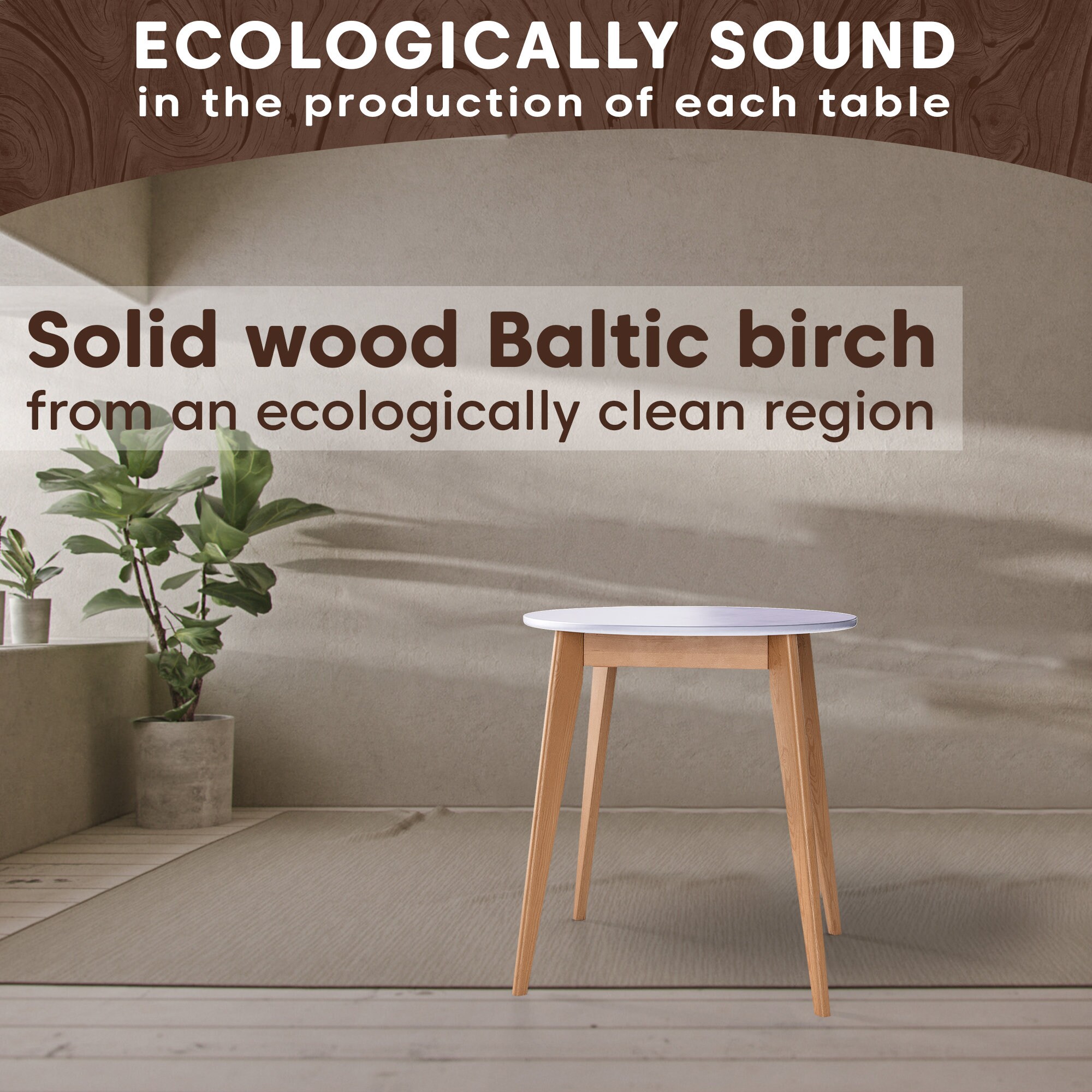 Orion 30 Inch Round Dining Table / True Scandinavian - Etsy