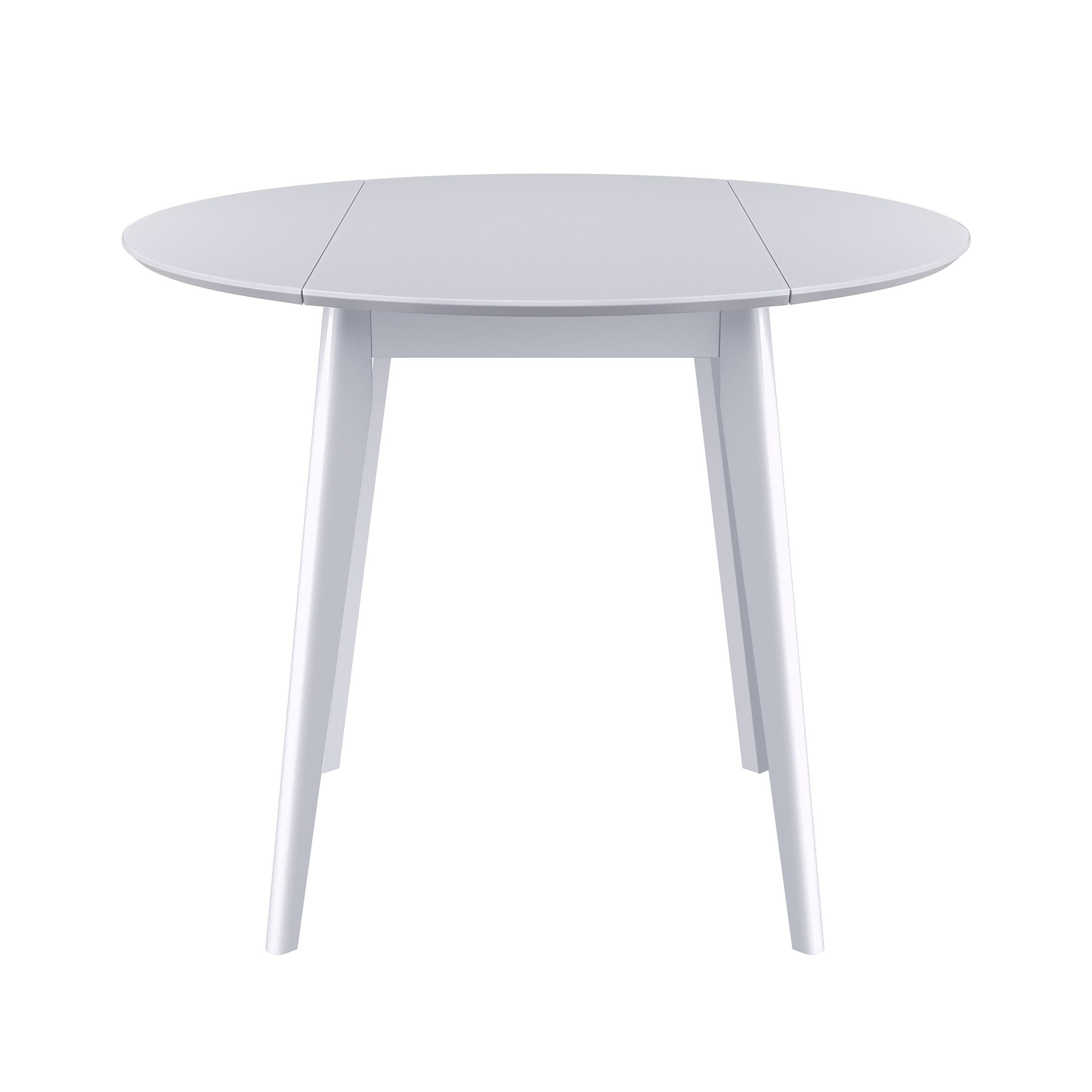 Orion Drop Leaf 40-inch Round Dining Table / True Scandinavian ...