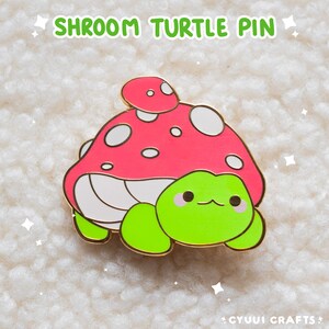 Shroom Sprout Pet Hard Enamel Pins - Etsy