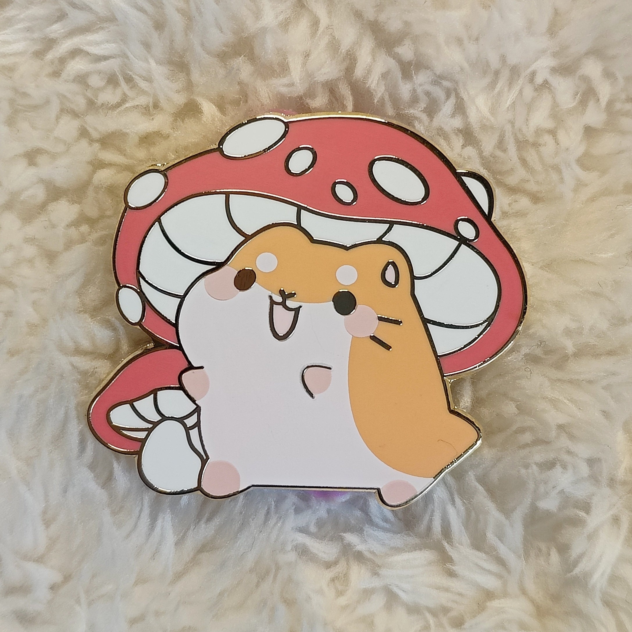 Shroom Sprout Pet Hard Enamel Pins - Etsy