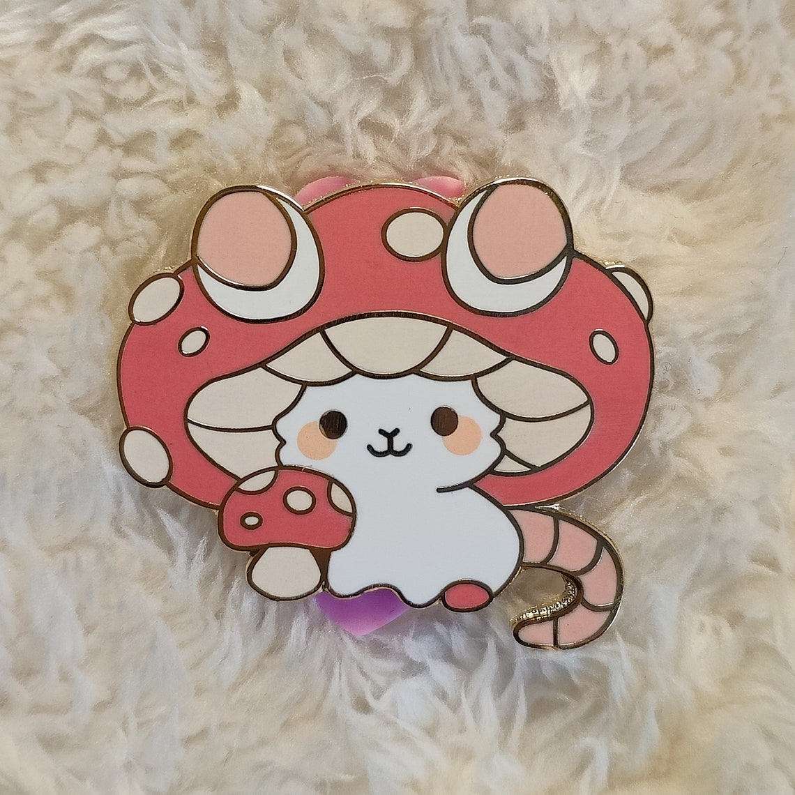 Shroom Sprout Pet Hard Enamel Pins - Etsy