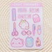Cute Stationary Sticker Sheet - Etsy