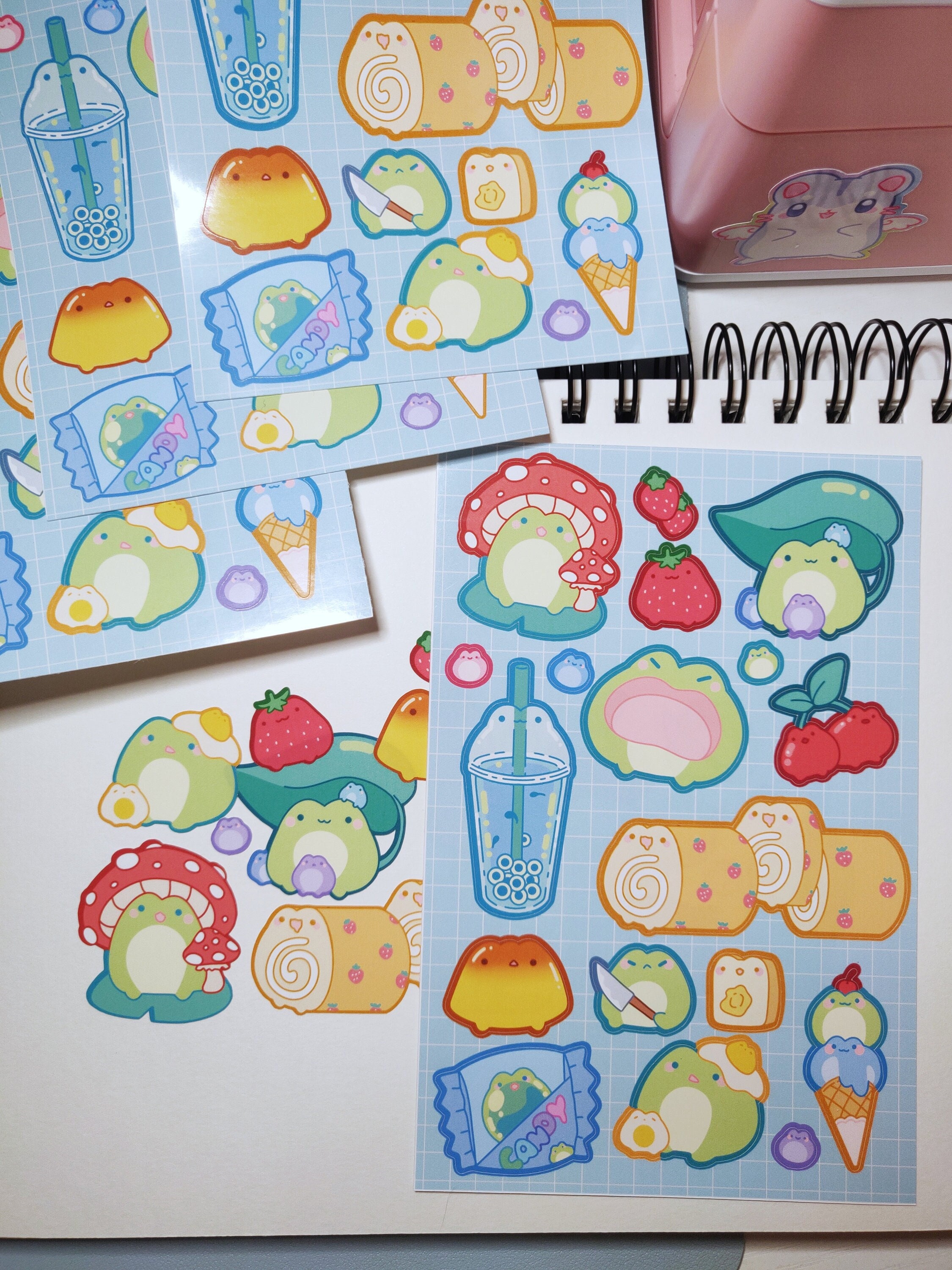 Froggy Sticker Sheet - Etsy