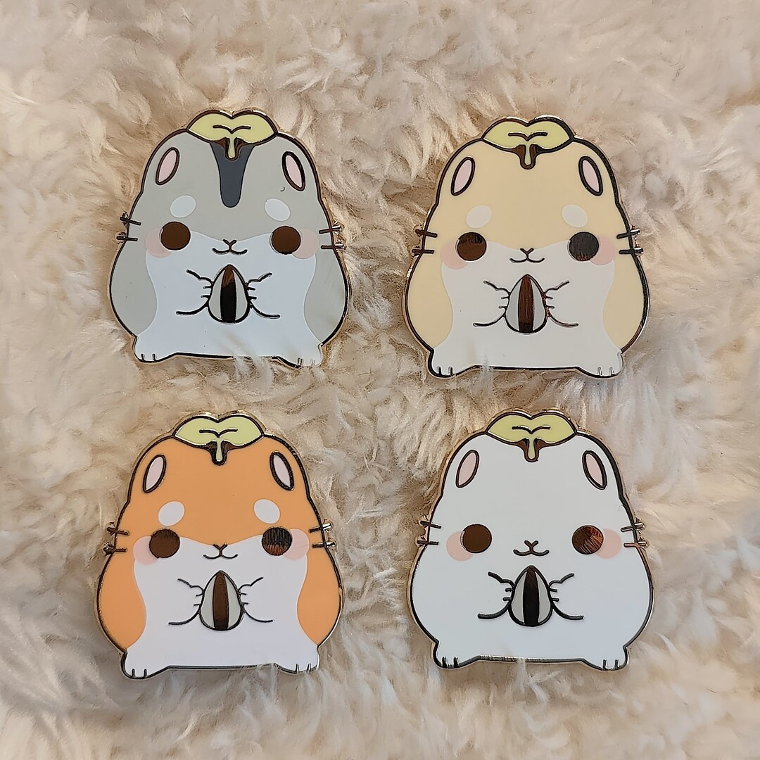 Hamster Sprout Pets Hard Enamel Pins - Etsy