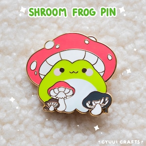 Shroom Sprout Pet Hard Enamel Pins - Etsy