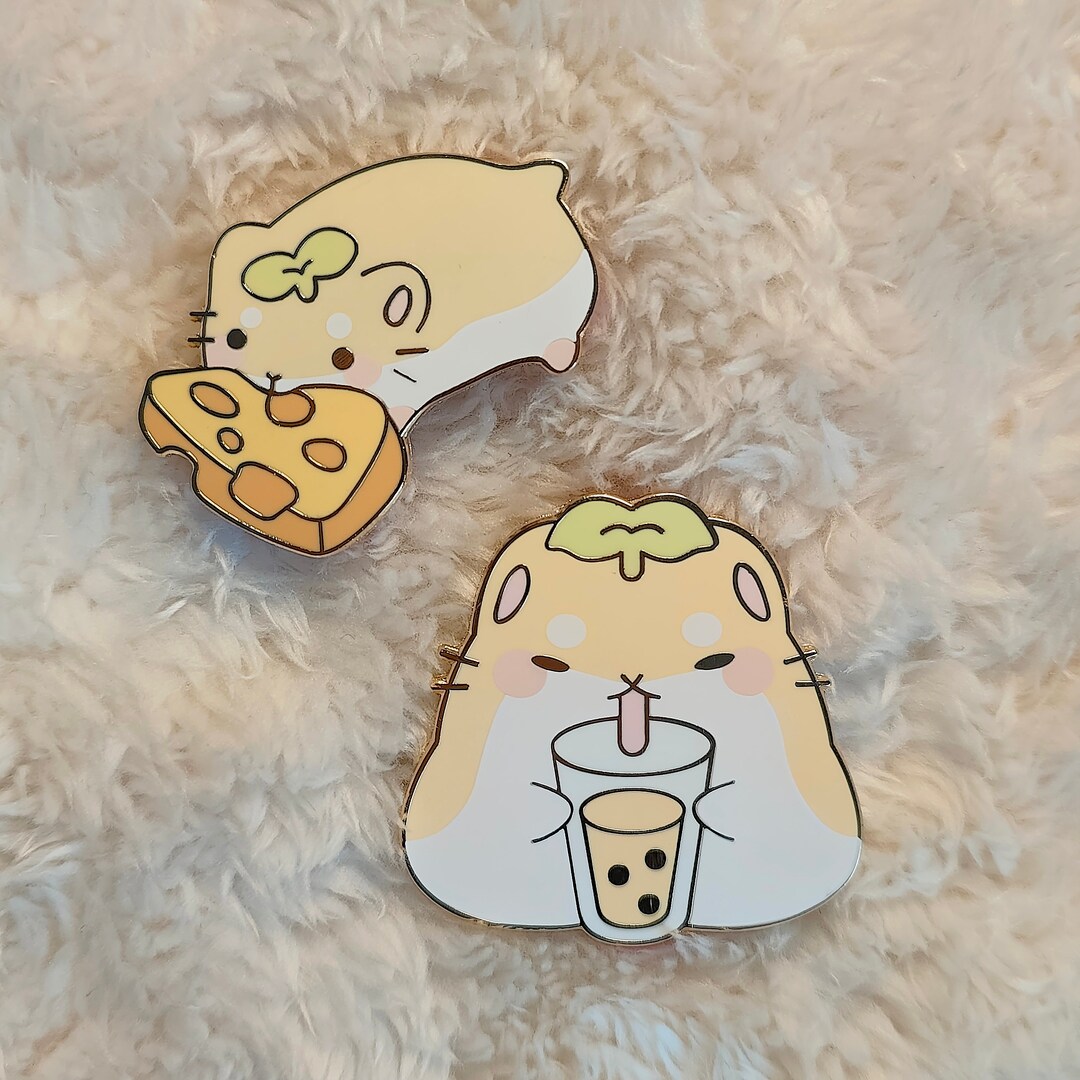 Robo Hamster Sprout Pet Hard Enamel Pins - Etsy