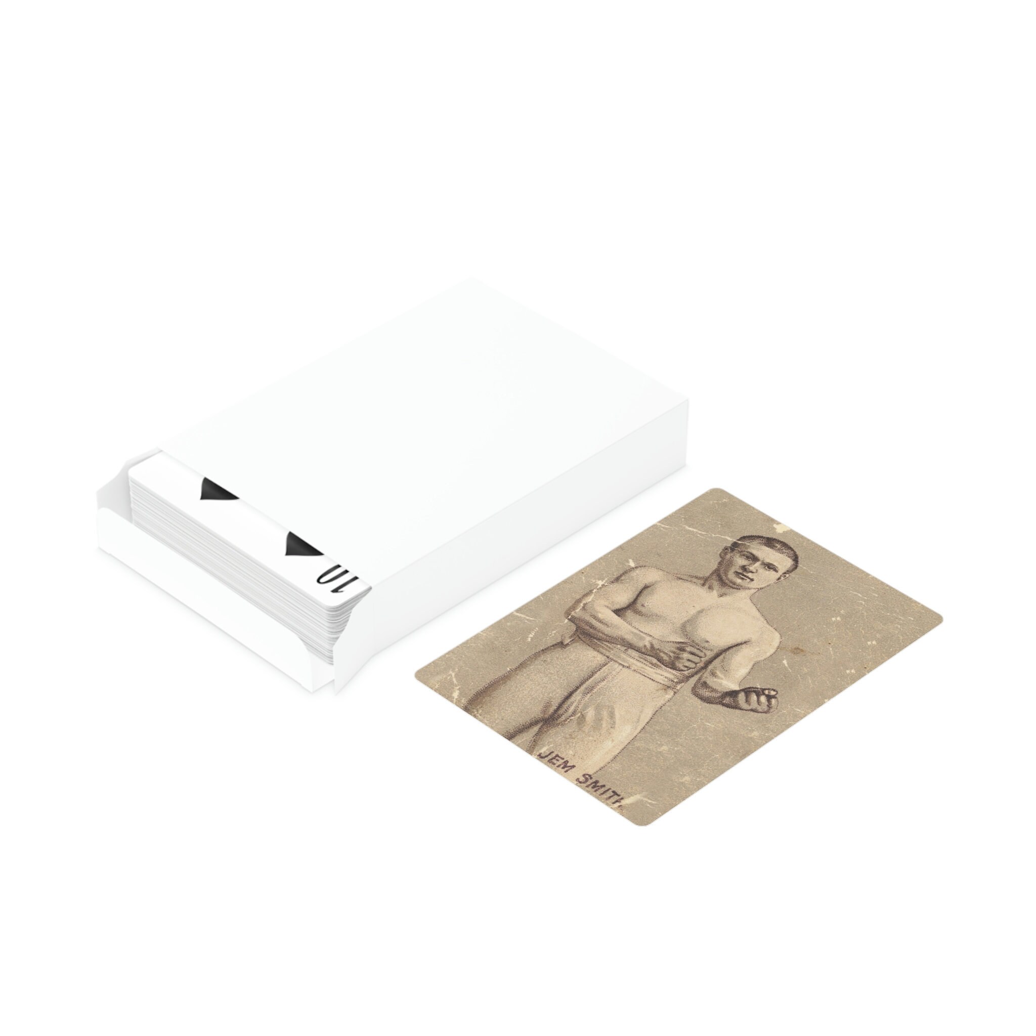 Deck of Poker Cards Featuring Image of Vintage Sports Photo of Boxer ...