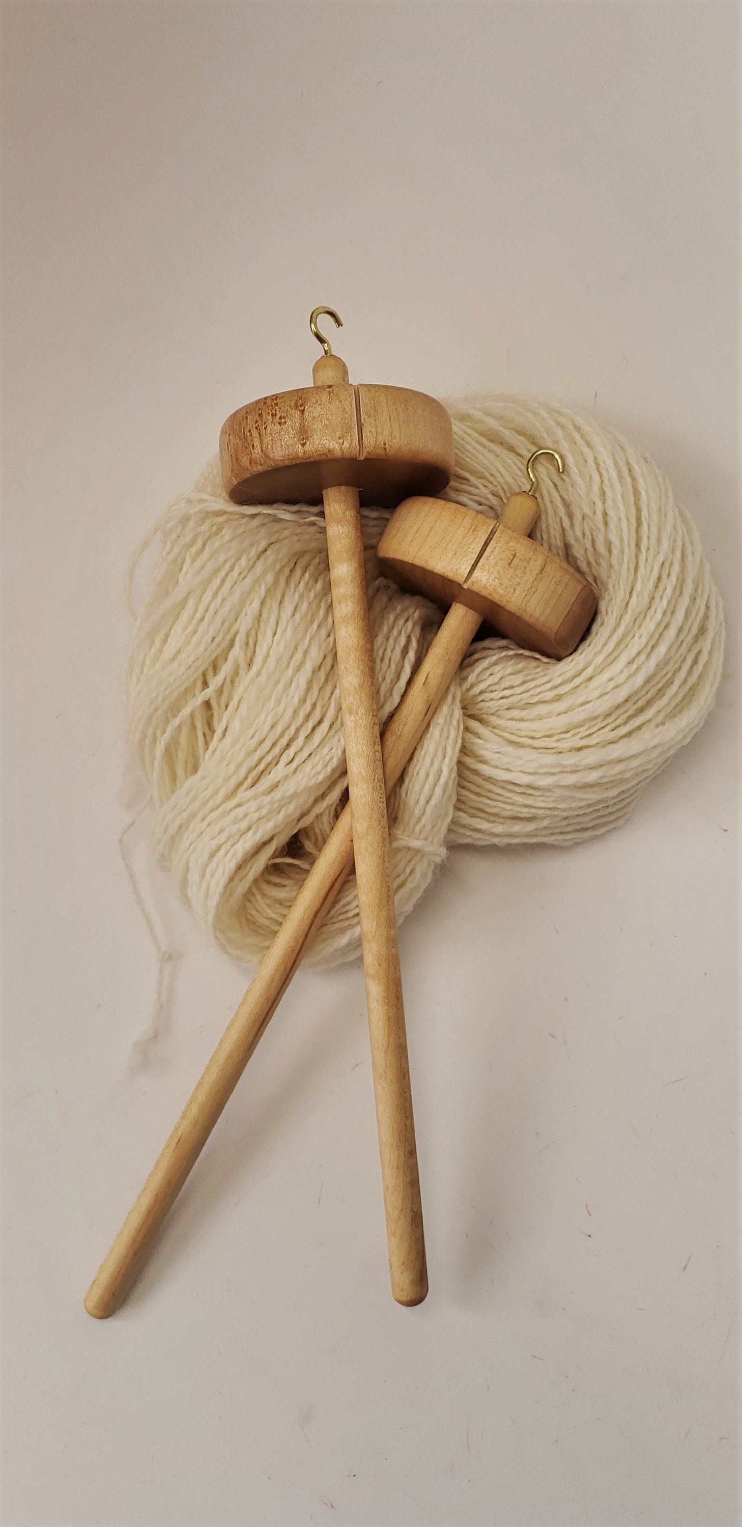 Drop Spindle / Drop Spindle Kit / Refill Wool for Spinning or Felting ...