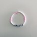 Custom Friendship Bracelet Name Bracelet Stacking Bracelet Word Beaded ...