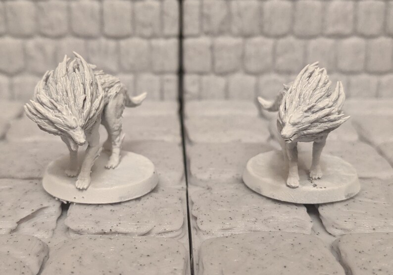 Arctic Wolves and Wanderer | Mini Monster Mayhem - Etsy