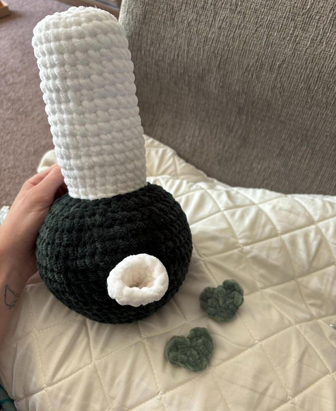 Crochet Bong With Heart Nugs - Pattern - Etsy