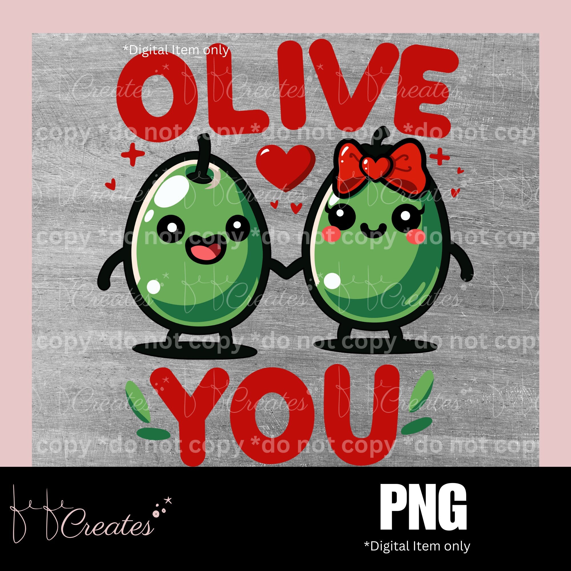 Olive You PNG | Sublimation Image| Valentines Day Love Gift for Mom ...