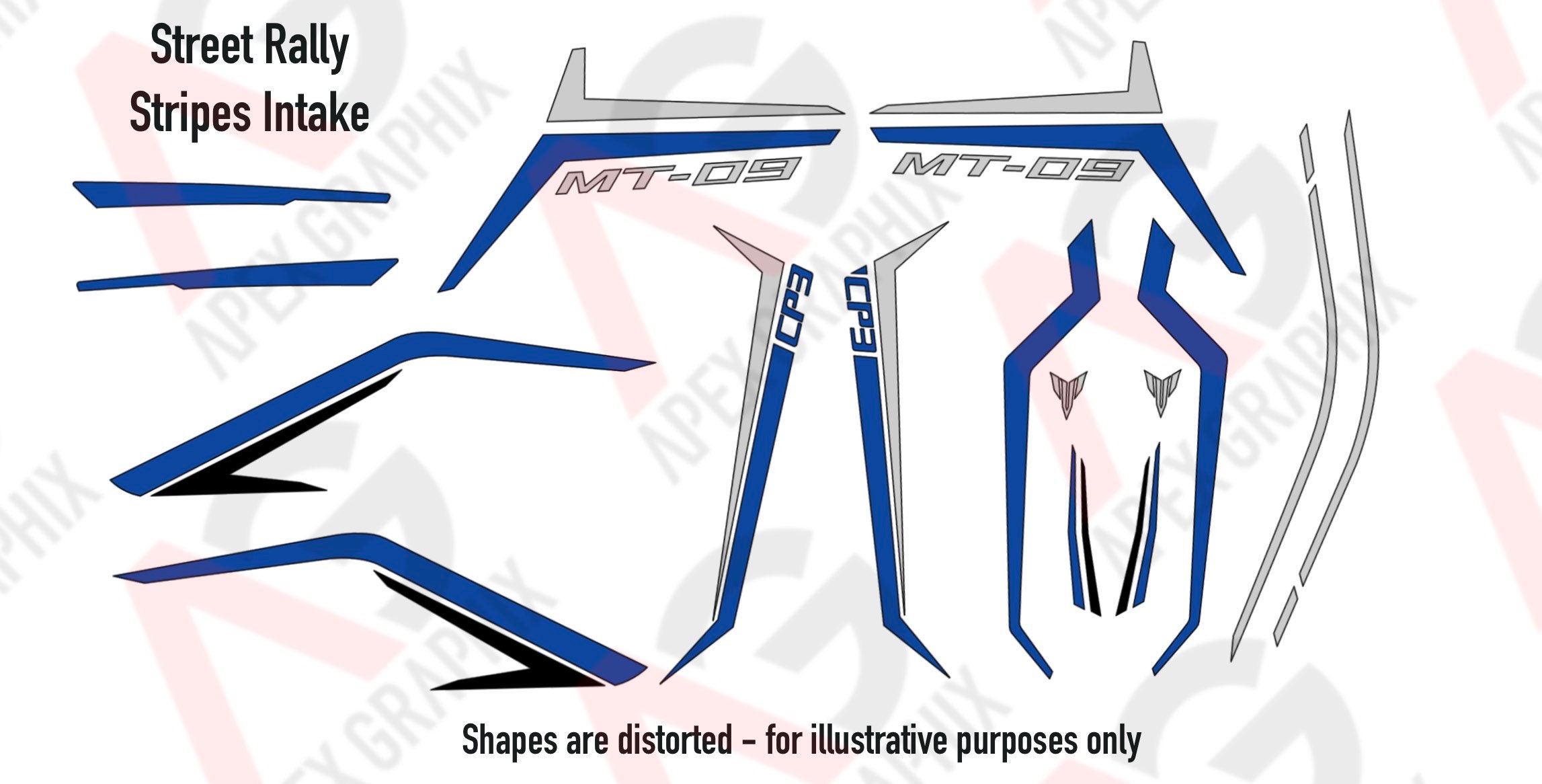 Yamaha MT09 SP Full Decal Sticker Kit 2017-2019 - Etsy Australia